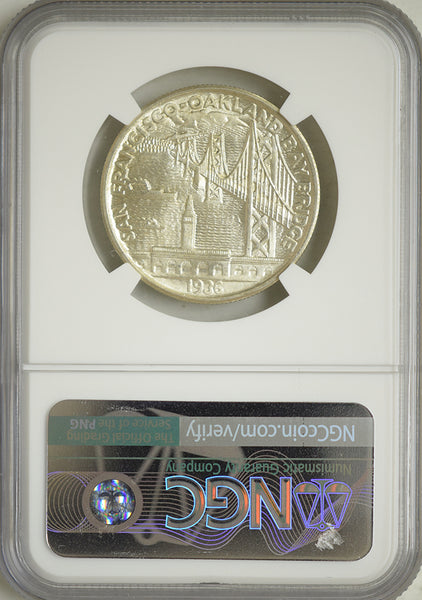 1936-S Bay Bridge Silver 50C NGC MS66 - Long Island Rare Coins & Currency